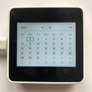 Micropython LVGL Calendar Example - Baxter Builds